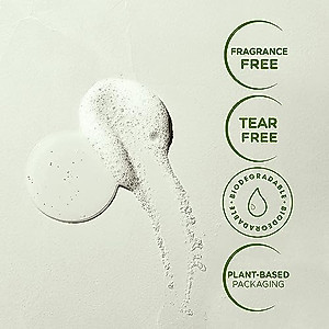 Mustela Certified Organic Cleansing Gel - Natural Hair & Body Wash w/ Olive Oil & Aloe Vera - For Baby, Kid & Adult - Fragrance Free, Tear Free, Vegan & Biodegradable - 13.52 oz. - Packaging may vary