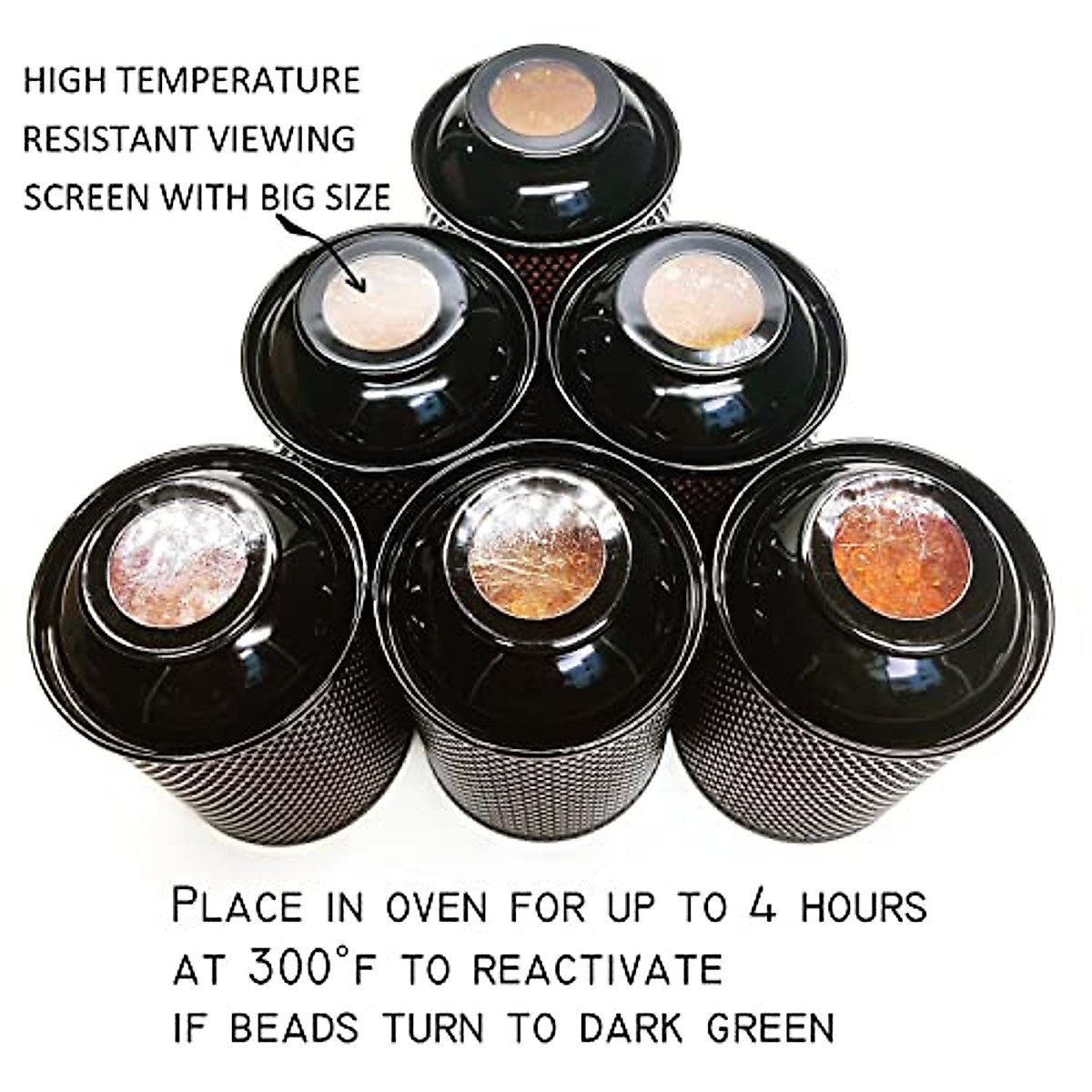 Gun Safe Dehumidifier, Moisture Absorbers, TOAAOT 200g Silica Gel Canister for Gun Case, Tool Box | 6 Units