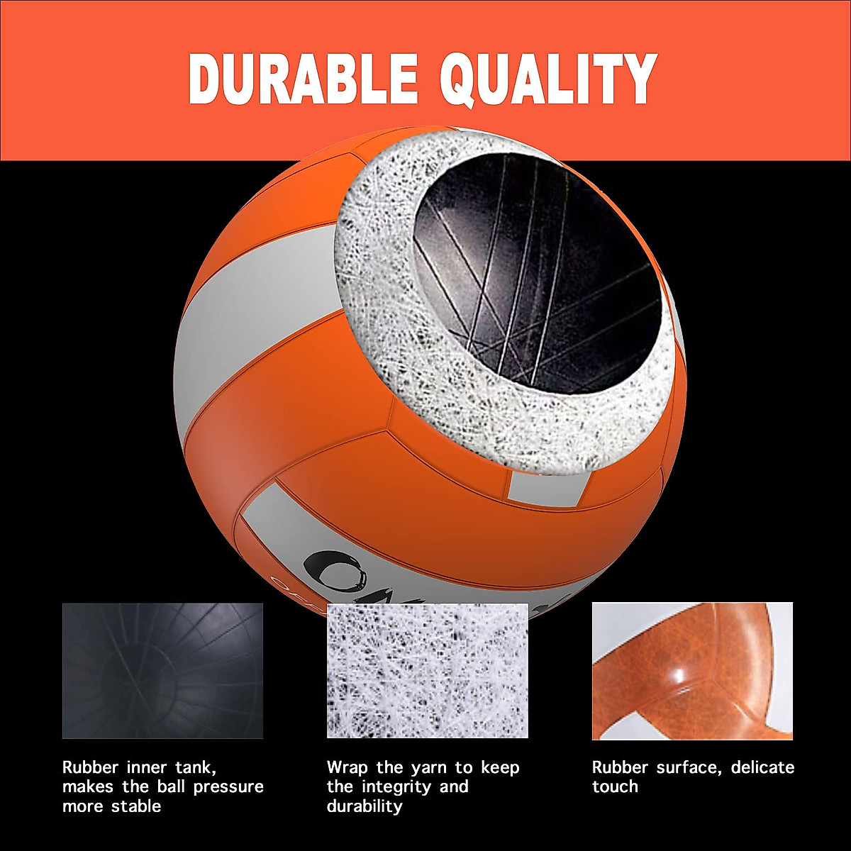 OMOTIYA Glow in The Dark Volleyball, LED Light Up Volleyball, Outdoor Volleyball Gifts for Boys and Girls, Night Glowing Ball, Soft Volleyballs Gifts Ideas for Age 8, 9, 10, 11, 12, 13+ Kids Teens