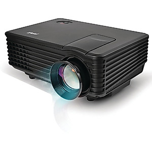 Pyle Portable Video-Projector Full HD with Remote - Home Theater-Projector Tv Digital Movie-Projector - 1080p Support 80" Led-LCD-Display USB/HDMI Mac,Computer and Laptop - Pyle PRJG88, BLACK