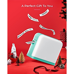 Vixic Label Makers - Label Maker Machine with Tape P3200 Portable Bluetooth Handheld Label Printer for Labeling Home Office Organization Included Multiple Templates for Phone Pad USB Rechargeable