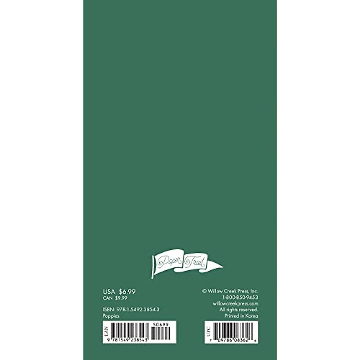 Poppies 2024 3.5 X 6.5 2-Year Pocket Planner