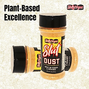 Slutty Vegan All Purpose Seasoning, Slut Dust, Healthy Herbs and Spices, Gluten Free, No Sugar and No GMO, Organic Spice Jar, (6oz)