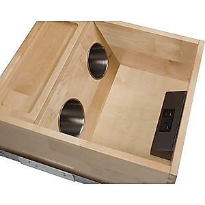 Hardware Resources 15" Powered Vanity Drawer