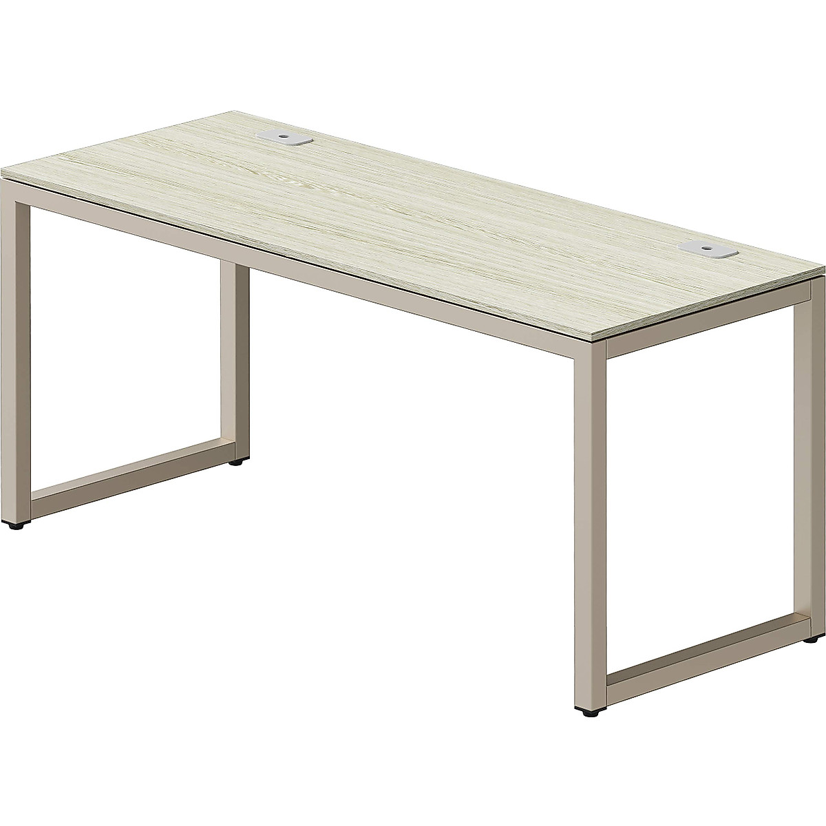 SHW Home Office 55-Inch Large Computer Desk, Maple