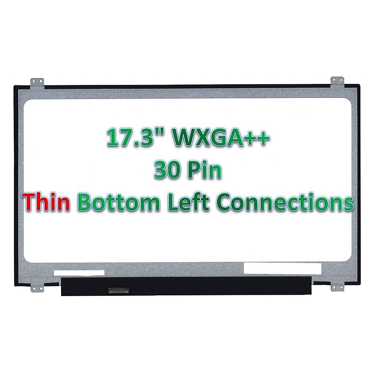 Generic New 17.3" WXGA++ LED DIODE Replacement Substitute LAPTOP LCD Screen Compatible with Dell M04fx/ 0M04FX/ N173FGA-E34 REV.C1