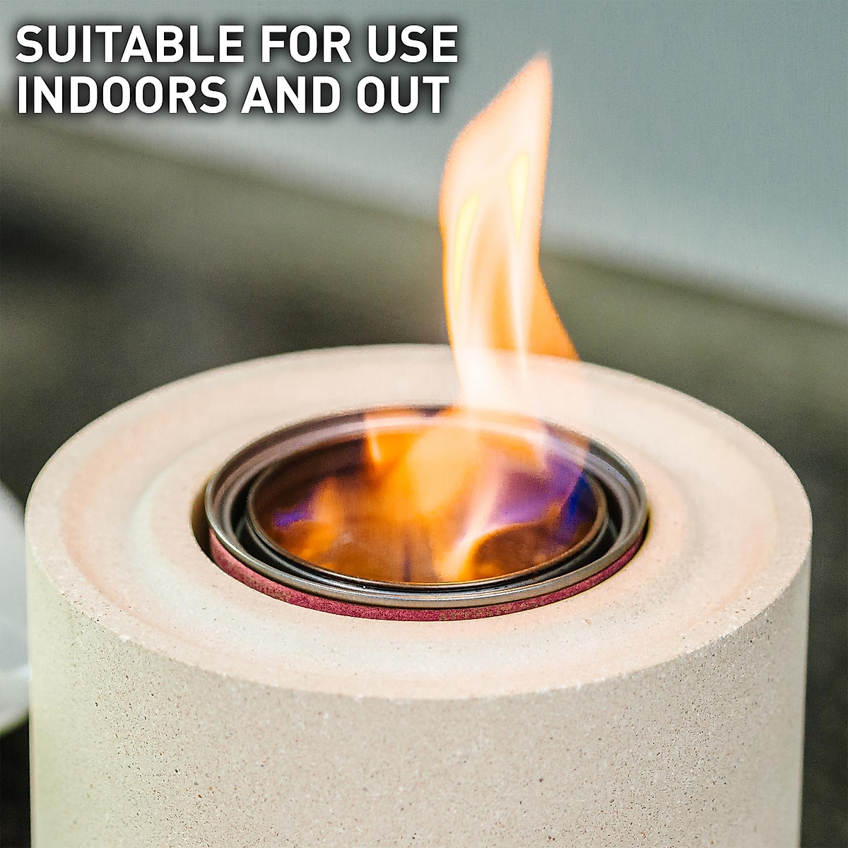 Solo Stove Pure Gel Fuel Can, Made in The USA Bioethanol Fuel for Indoor/Outdoor Use, Perfect for Making Smores, Tabletop Fire Pit, Clean-Burning and Smoke-Free (13 oz. - Pack of 6)