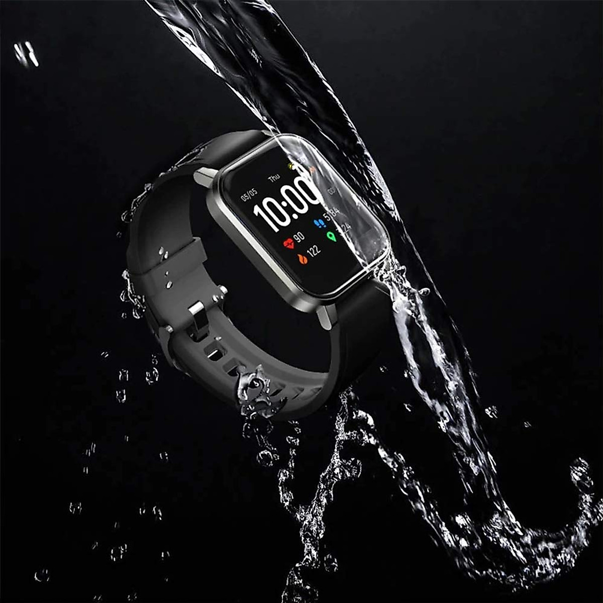 HAYLOU LS02 Smart Watch 2 1.4inch LCD Screen BT 5.0 12 Sports Modes IP68 Waterproof 20 Days Standby Wristwatch Heart Rate Fitness Bracelet