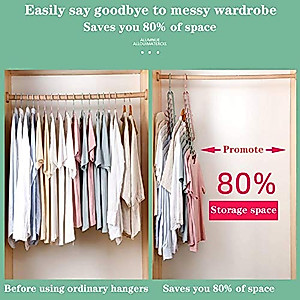 NC Clothes Hanger Closet Organizer, Multi-Port Hanger, Plastic Tie Scarf Clothes Organizer