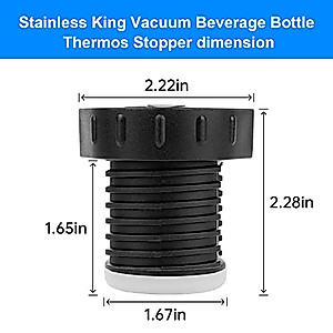 Parts Shop Replacement Thermos Stopper For THERMOS Stainless King Vacuum-Insulated Beverage Bottle, 40 Ounce