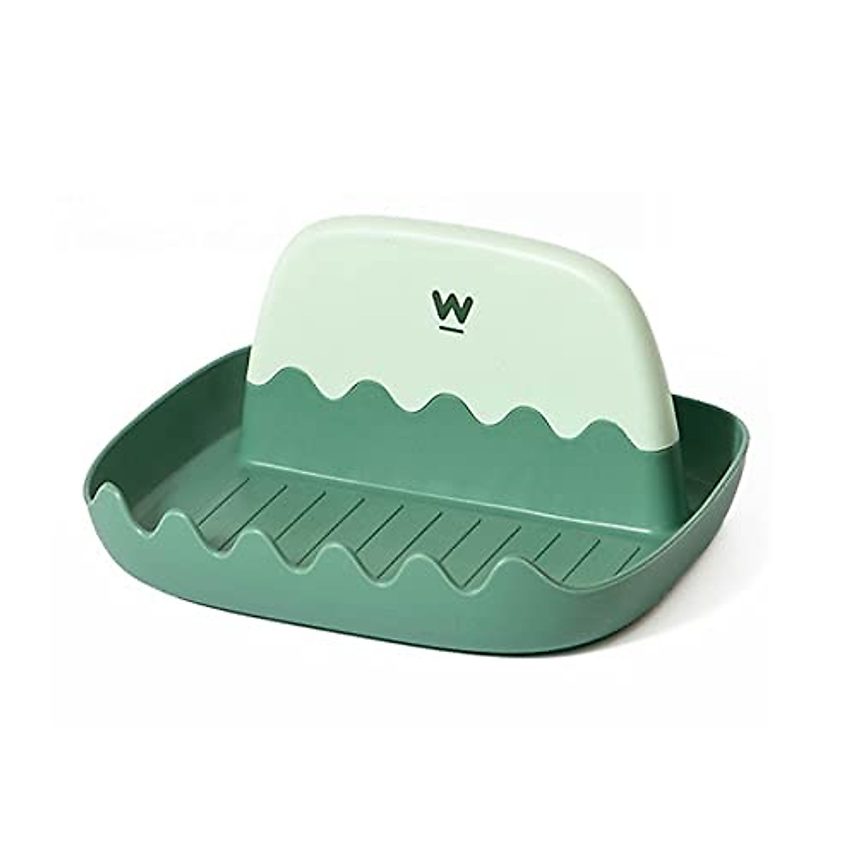 Adhiper-Pot lid holder and Lid and Spoon Holder, Stove receiving water Storage Rack, Anti-staining oil Storage Rack, Pot cover cutting board Storage Rack, Barbecue Storage Rack （Green）