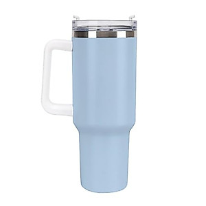 I Love Boston Terriers 40OZ Tumbler Stainless Steel Travel Mug Water Bottle Car Cup Tea Cups with Lid White-style