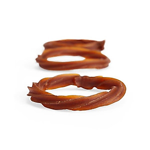 Good Lovin' Rawhide-Free Pumpkin Puppy Ring Dog Treats, 9.9 oz., Count of 8