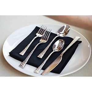 Cambridge Silversmiths Finnley Mirror 20-Piece Flatware Set, Service for 4,Silver