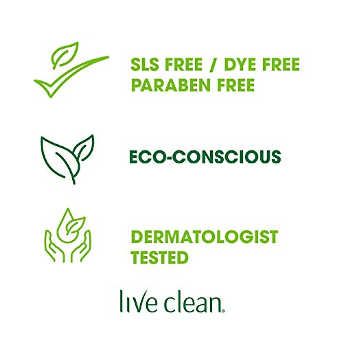 Live Clean Shampoo - 12 Oz (350ml) (Professional Healthy Scalp Balancing Shampoo)