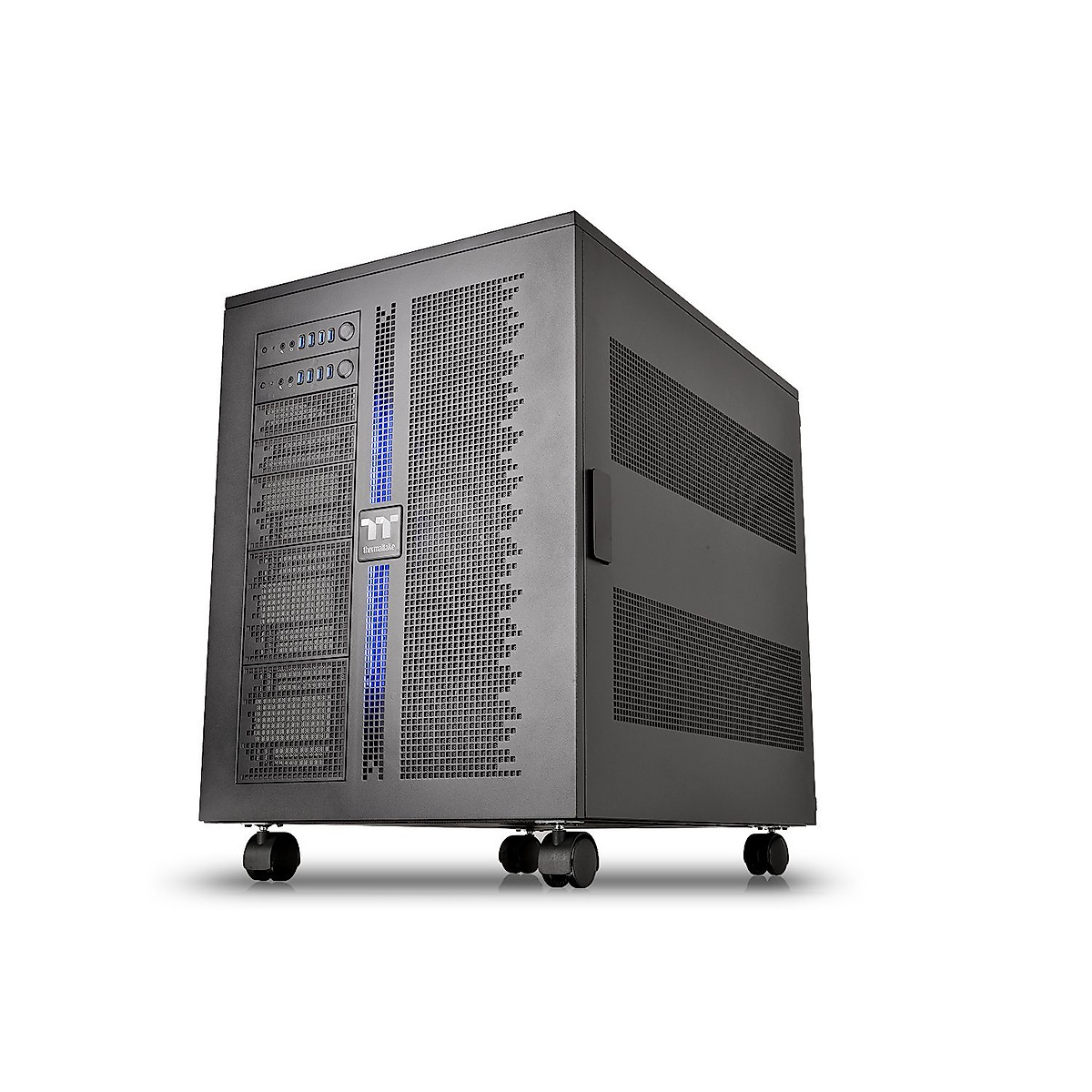 Thermaltake Core W200 Dual System Computer Case and Commander FP 10 Port PWM Fan Hub Bundle
