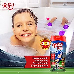 Grisi Kids Chamomile Shampoo, Cleansing, Conditioning, Girls Shampoo with Chamomile Extract, Lightens Naturally, Paraben-Free, Hypoallergenic, 2 Pack, 10.1 Fl Oz Each, 2 Bottles