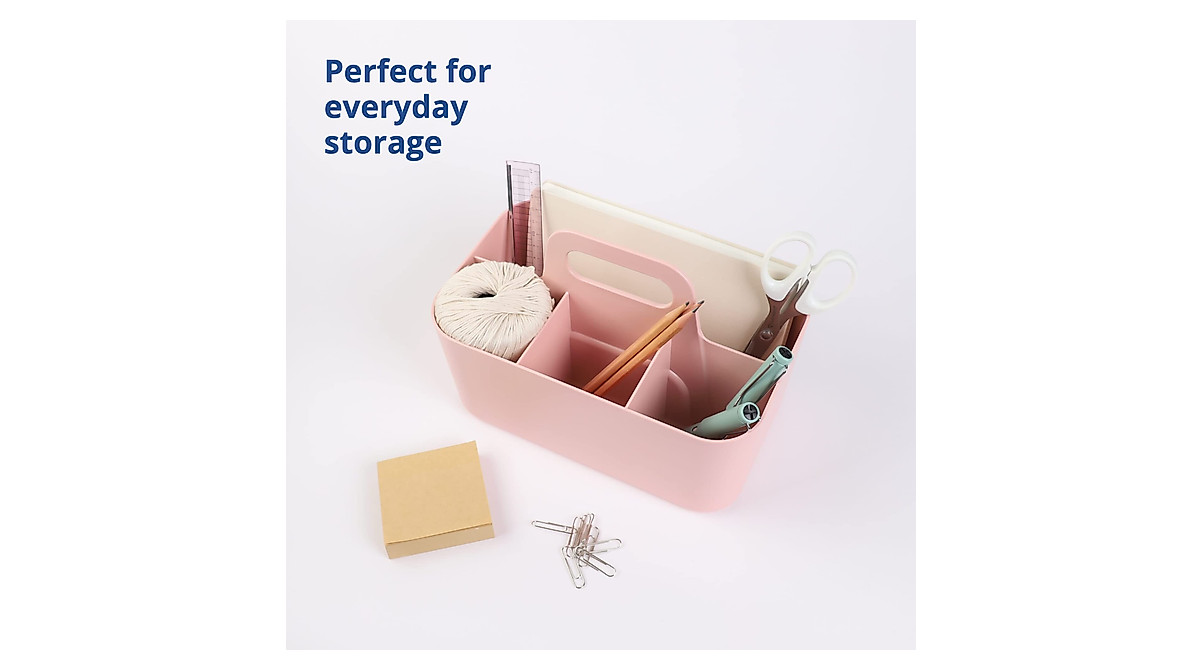 BLUE GINKGO Stackable Caddy Organizer - Pink
