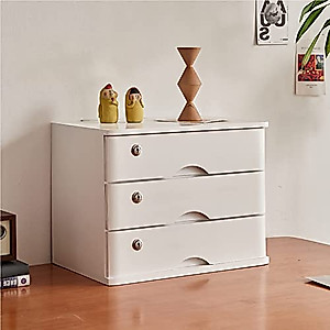 Desktop File Cabinet Organizers - Desktop Storage Box - Desktop Drawer Cabinet, Wooden Desktop Storage Box With Lockable Drawers, Office Supplies A4 Receipt File Organizer, Flat File Cabinet ( Color :