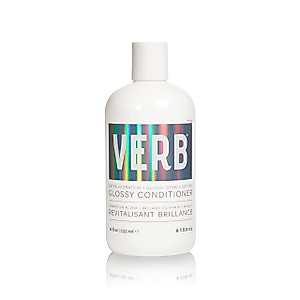 VERB Glossy Conditioner - Vegan Moisturizing Conditioner - Free of Harmful Sulfates, Paraben, Gluten - Adds High Shine and Nourishes Dull or Damaged Hair, 12 fl oz