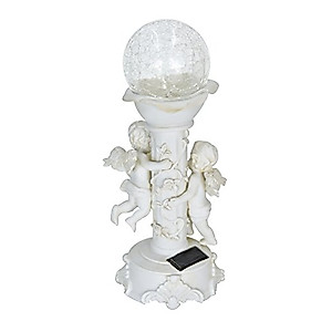 HOMESHINE Christmas Decoration Solar Garden Light Angel Statues Outdoor décor Lights