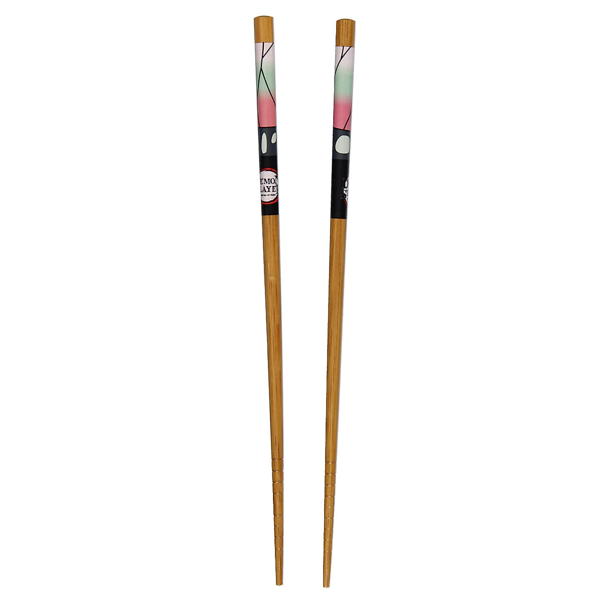 Demon Slayer Bamboo Set Of 2 Collectible Anime Chopsticks 8.85 Inches Long Gift Set