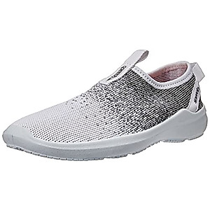 Speedo Women's Water Shoe Surfknit Pro, White/Grey/Black, 8