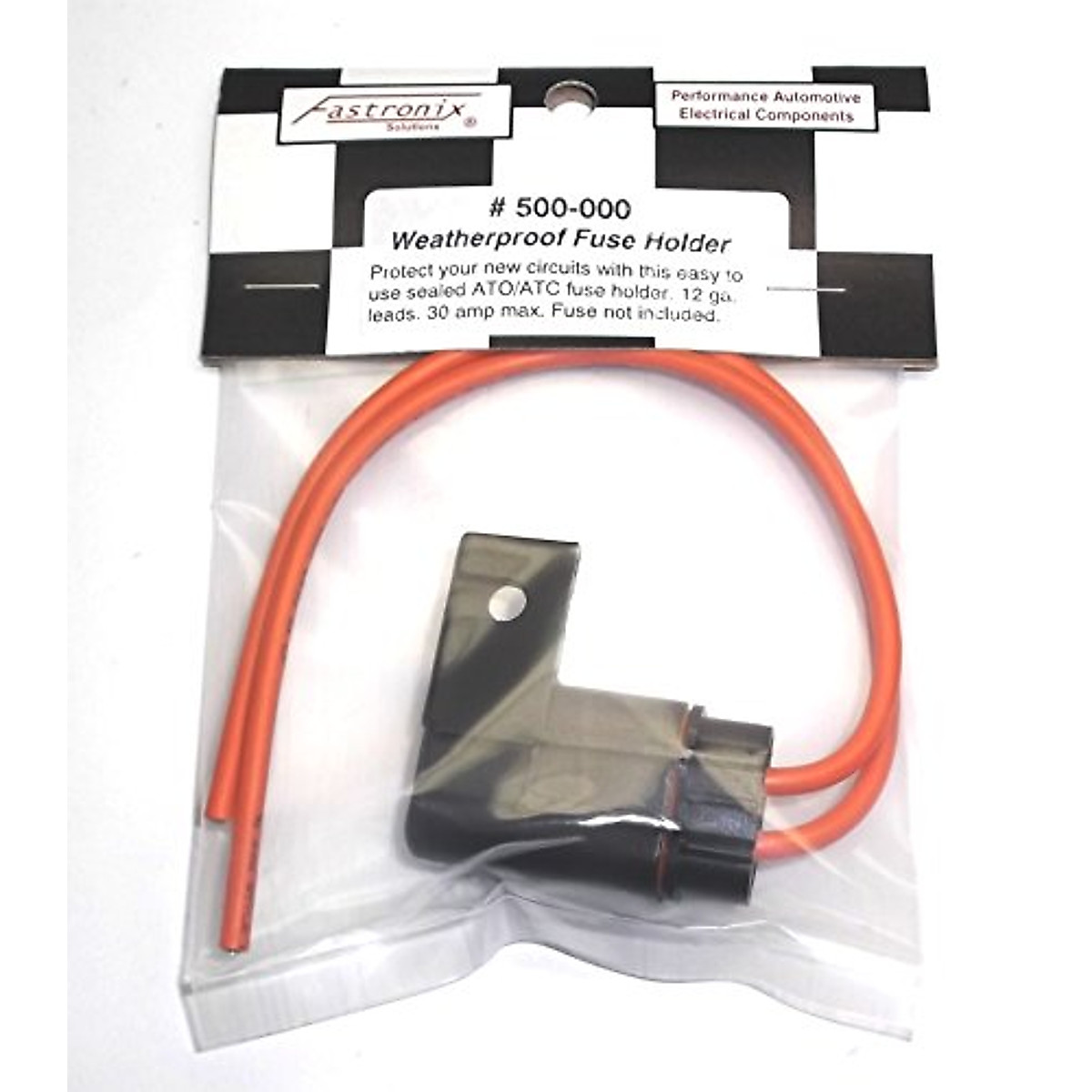 Fastronix Automotive/Marine Weatherproof Blade Style ATO/ATC Fuse Holder with Cover