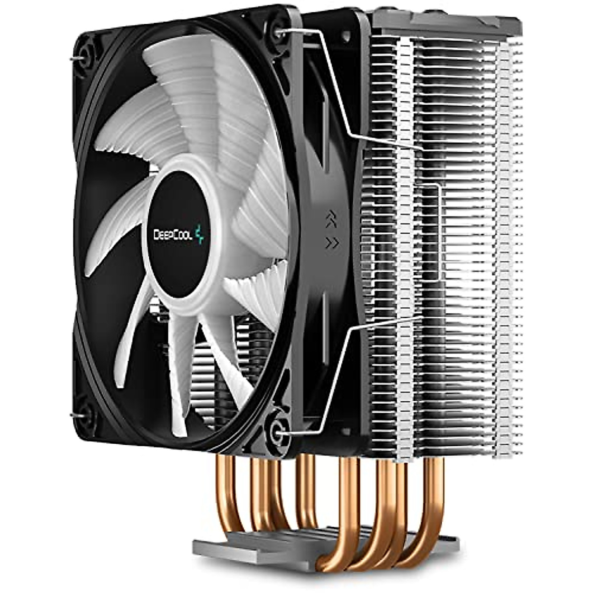 DEEP Cool GAMMAXX GTE V2 CPU Air Cooler with 4 Heatpipes and a 120mm RGB PWM Fan 4-Pin 12V RGB Motherboard Control for Intel LGA 1200 1151 AMD Ryzen AM4