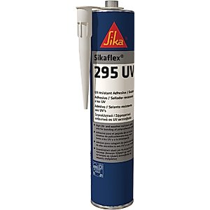 Sikaflex-295 UV Resistant Marine Adhesive Sealant, 10.1 fl. oz Cartridge, Black (10.1 fl. oz Cartridge, Black, 1)