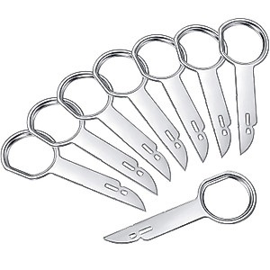 Frienda 8 Pieces Radio Removal Tool with Easy Grip Handles