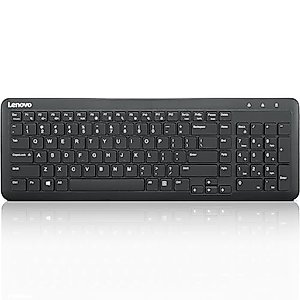 Lenovo 300 Wireless Keyboard, Black