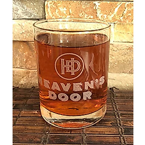 HEAVEN'S DOOR Collectible Whiskey Glass 8 Oz