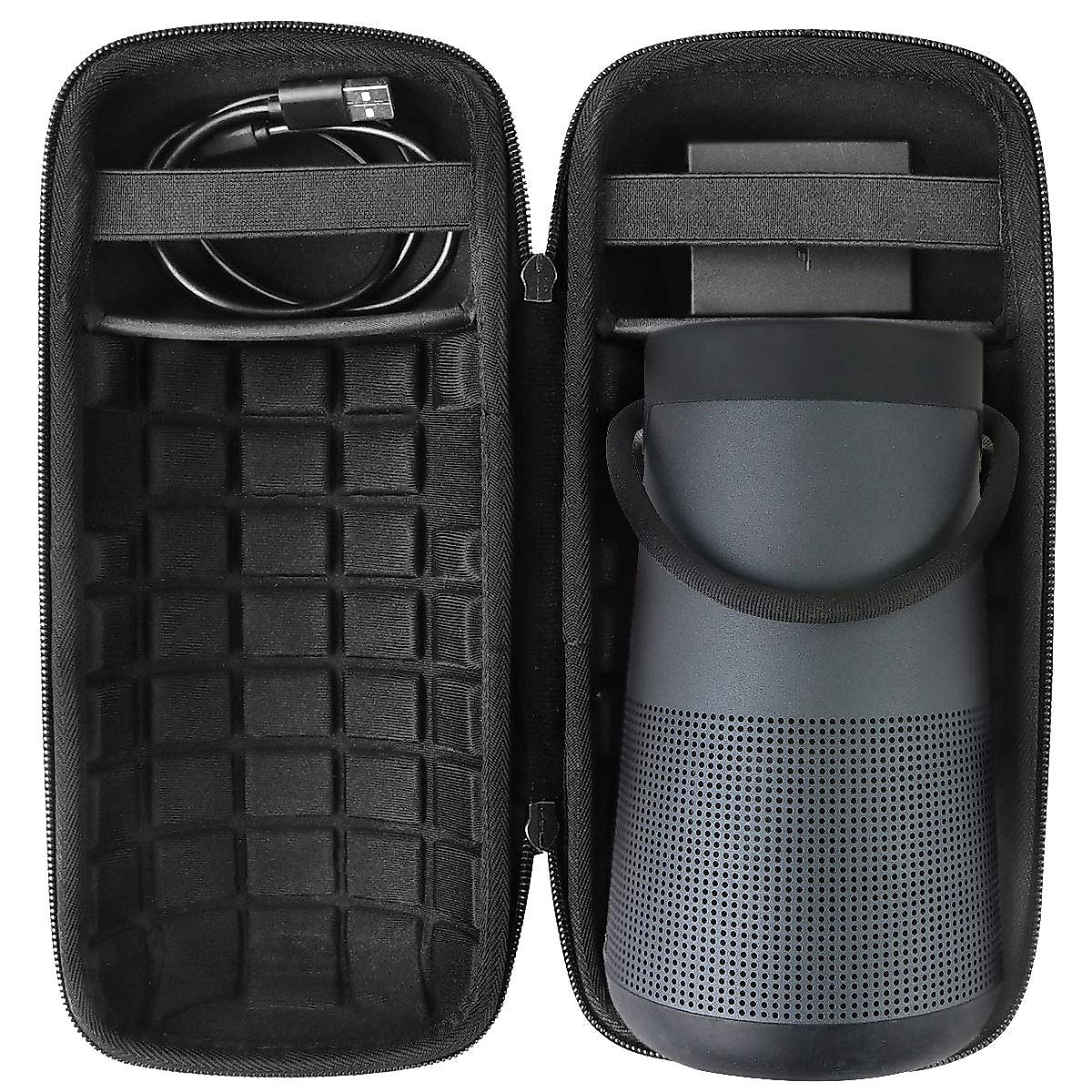 khanka Hard Travel Case Replacement for Bose SoundLink Revolve+ / Revolve+ (Series II) Portable and Long-Lasting Bluetooth 360 Speaker, Case Only