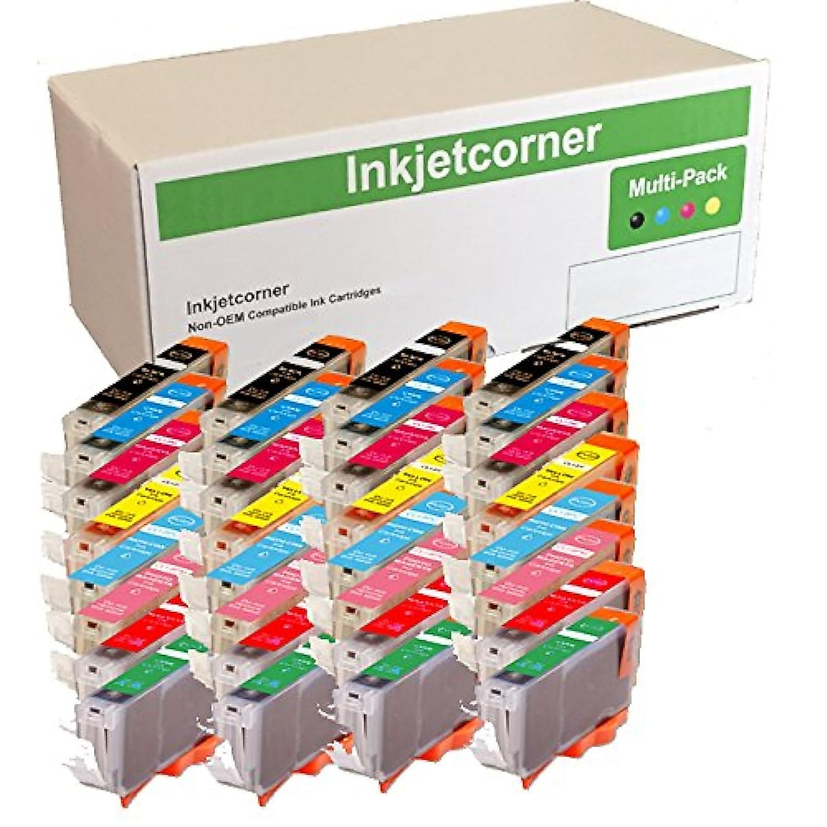 Inkjetcorner Compatible Ink Cartridges Replacement for CLI-8 for use with Pro9000 Mark II (32-Pack)
