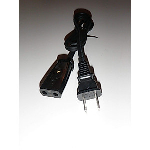 HASMX 6ft Long 1/2 Inch Pin Spacing Power Cable Cord for Farberware & Presto Super Speed Coffee Pot Percolator 1/2 Inch - Also for Many Small Electronics Home Appliance with 1/2 Inch pin Spacing