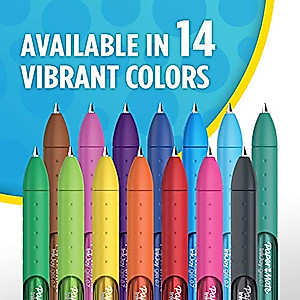 Paper Mate InkJoy Gel Pens, Medium Point (0.7mm), Assorted Colors, Capped, 14 Count