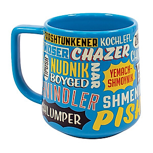 Yiddish Insults Mug - Nudnik to Tipish and More