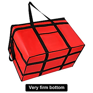 Extra large XXXL Insulated Food Delivery Bag Cooler Bags Keep Food Warm Catering Therma for doordash Catering Cooler Bags Keep Food Warm Catering Therma Catering Shopper hot XXXL warming RED Pizza