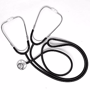 Ever Ready First Aid Dual Head Teaching Stethoscope - Nursing Student Stethoscope - Medical Training Stethoscope, Black