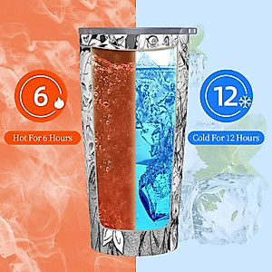 IAMNAT Face Himiko Toga Waifu-Anime Car Mug With Straw Cups Heat Insulation Travel Coffee Mugs Stainless Steel Thermos Cups 20 Oz