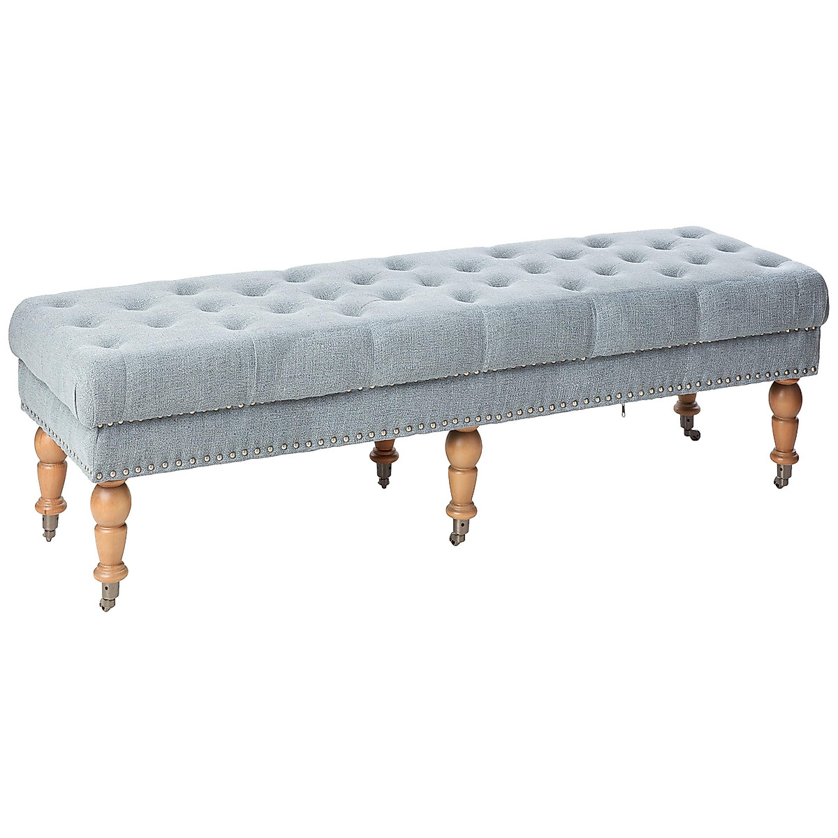 Linon Bench, Blue