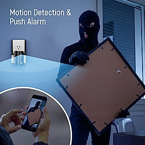 Laboom WiFi Dome Camera Detector with Built-in 2 High-Performance Hidden Wireless Repeater & IP Camera Chip, Security Camera with Motion Detection NOT Record Audio HD 1080P Security Surveillance