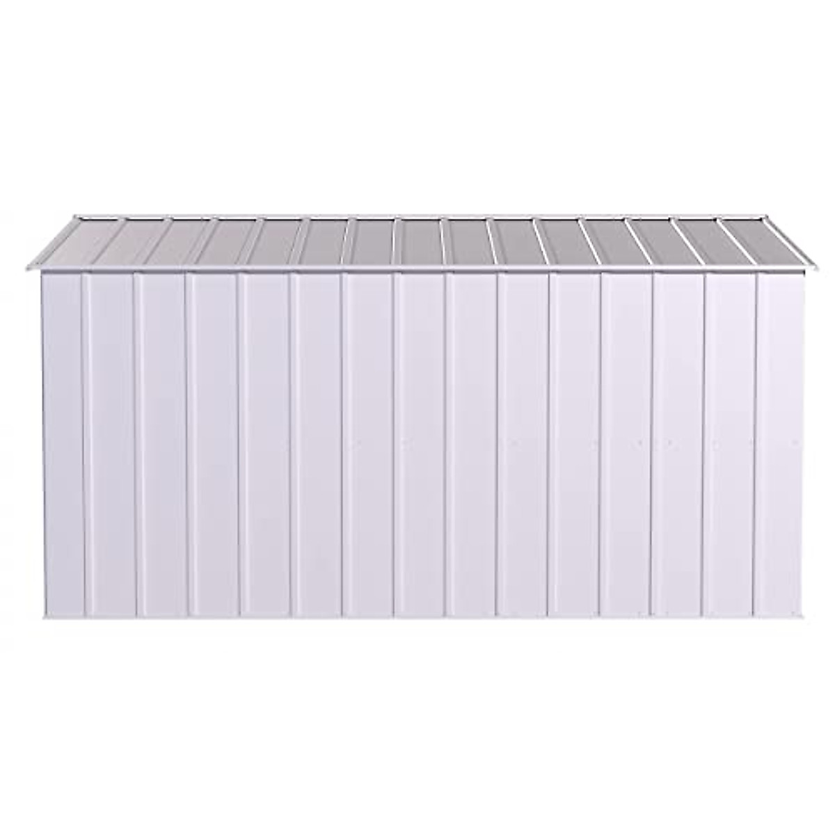 Arrow Classic Steel Storage Shed, 10x14, Flute Grey