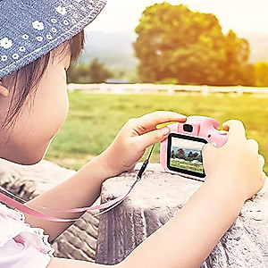 DERCLIVE Camera Children Digital Camera Portable Video Recorder Toy for Girls Boys Gift