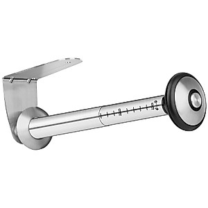 Paper Towel Holders for Kitchen - Adjustable Length Paper Towels Holder Under Cabinet,Self-Adhesive or Drill Mounting, Stainless Steel Wall Mount Towel Holder for Pantry,Sink, Bathroom (Silver)