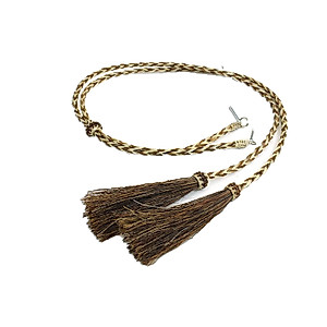 M&F Western Products Womens 0296232 Blonde/Braided Horse Hair Tassel Stampede String