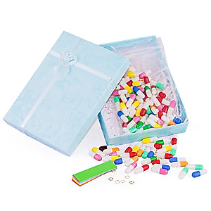 Capsule Message Love Note Pills, 100PCS Couples Secret Gifts Letter Gift for Wife Husband Gilfriend Boyfriend Valentine Day Birthday Christmas Anniversary Long Distance Relationships Gift