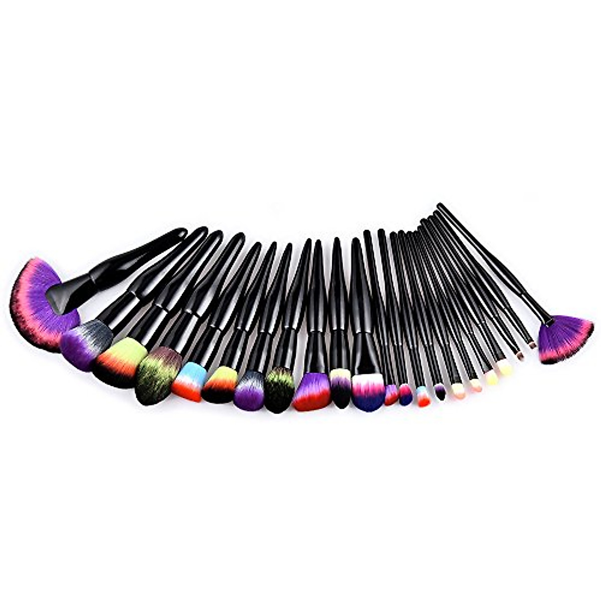 4 in One Makeup Brush Eyeliner Set Brushes 22Pcs Lip Pro Foundation Powder Brush Eyeshadow Makeup Tool Brush Makeup Stack