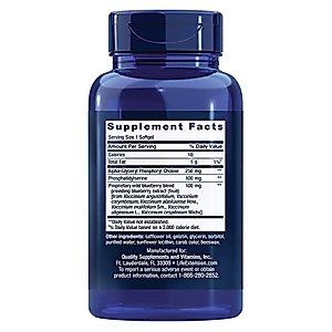 Life Extension Cognitex Basics - Brain Health Supplement - For Memory, Focus, Attention, Cognitive Performance and Inflammatory Response - Non-GMO, Gluten-Free - 30 Softgels